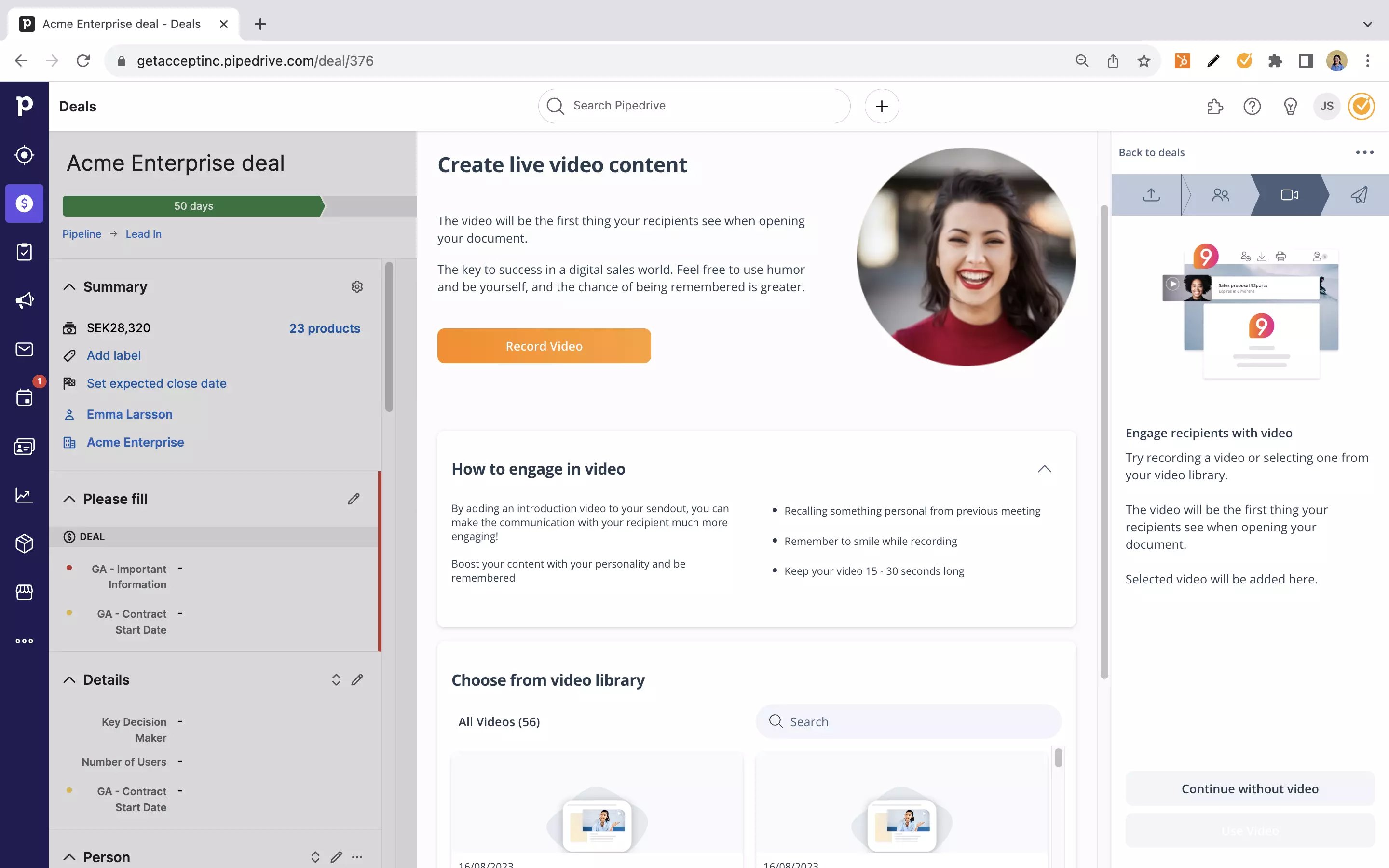 Introducing an enhanced GetAccept integration for Pipedrive Introducing an enhanced GetAccept integration for Pipedrive